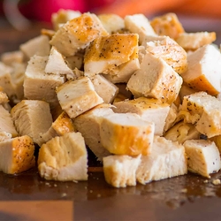 How to cut chicken breasts into cubes recipes - Main course