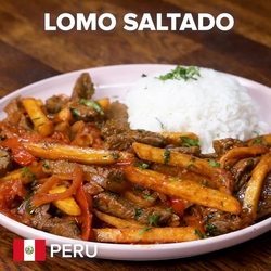Lunch - How to make lomo saltado with rice recipes