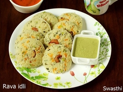 Breakfast - Is chiroti rava and idli rava same recipes