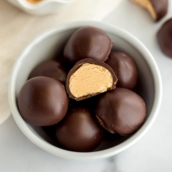 Dessert - Peanut butter balls with cream cheese frosting recipes