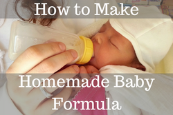 Can you make your own baby formula recipes - Baby formula